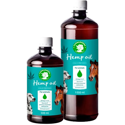 Hemp oil for animals, 2 Variants | Cannadorra.com